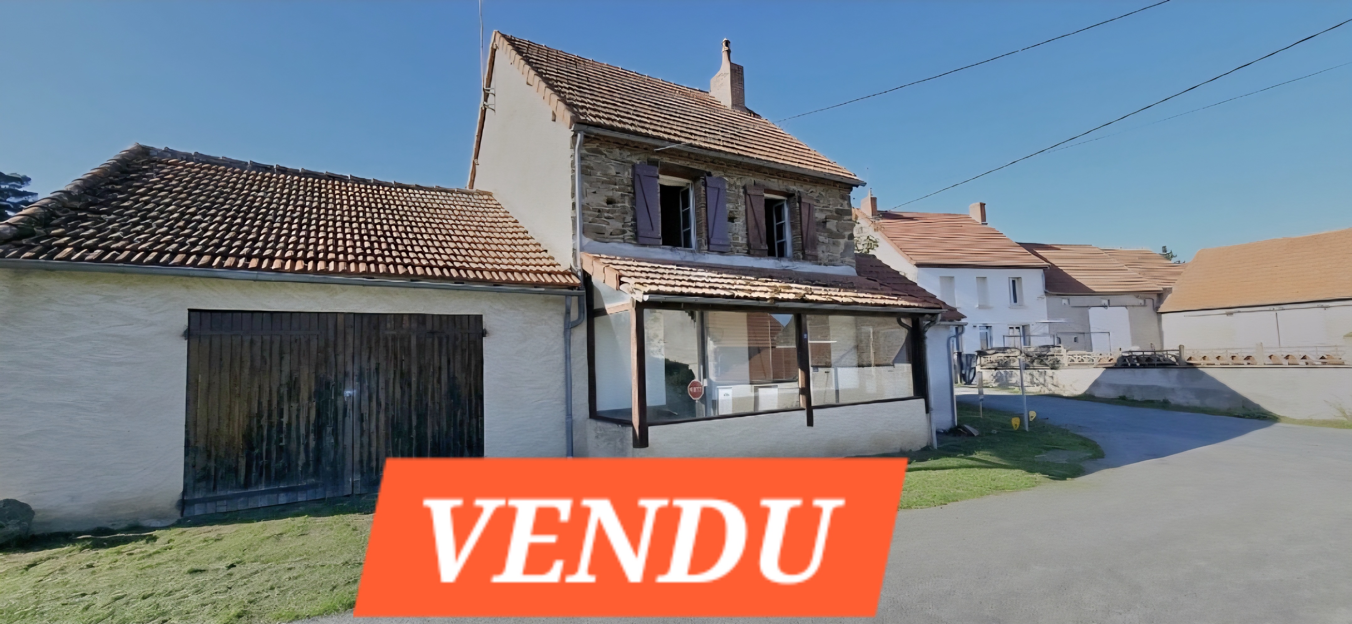 Vente MAISON DE 80m² AVEC GARAGE A RENOVER